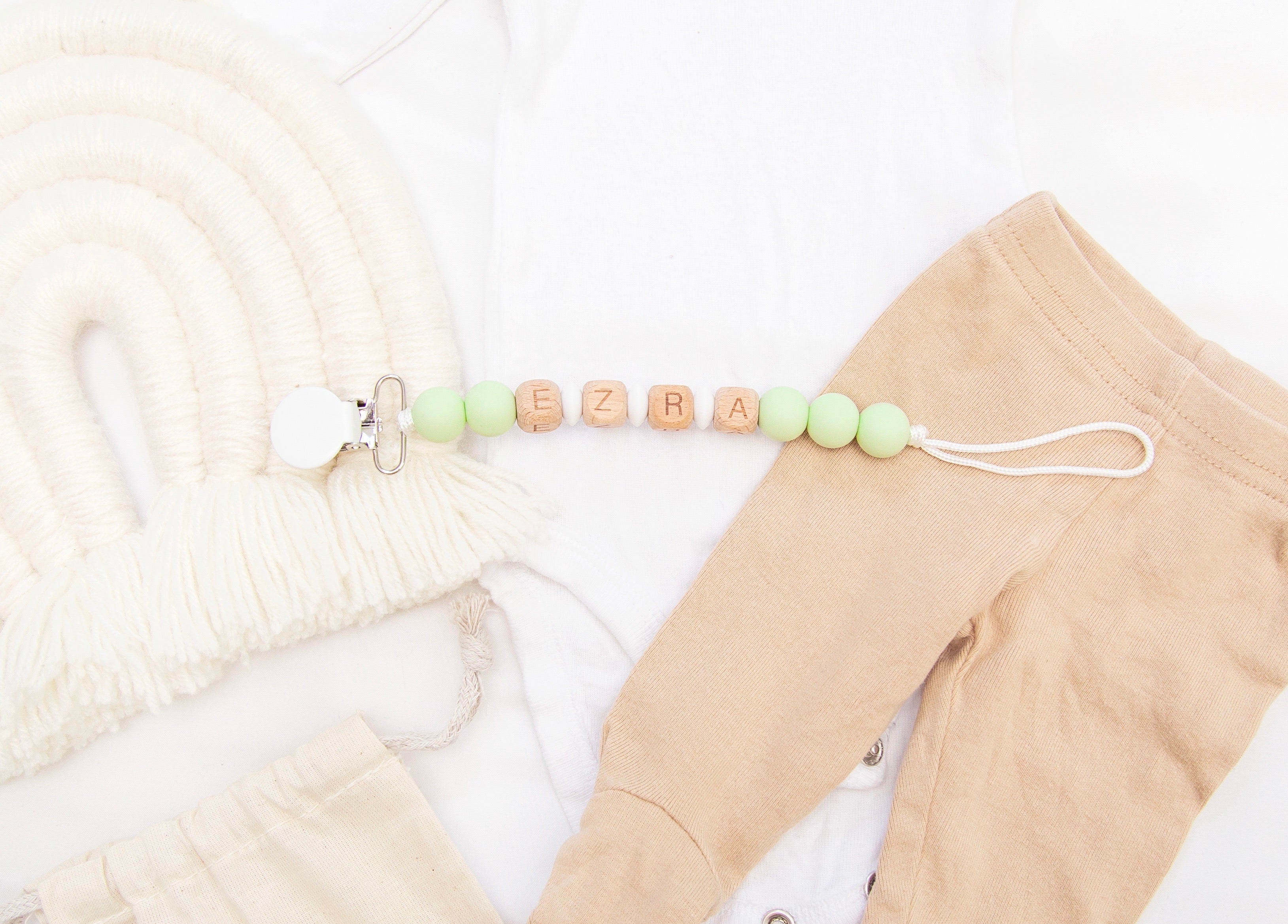 Pacifier Clips, Teether Products, and Wooden Puzzles | Bead Sprout ...